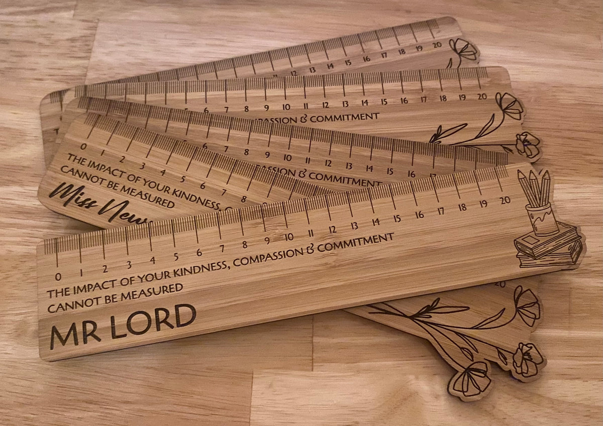 TEACHER APPRECIATION RULER (PENCIL BOX & BOOKS DESIGN) – Butterfly ...