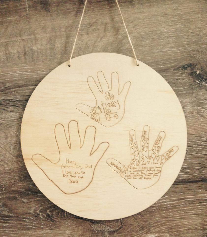 HANDPRINTS PLAQUE – Butterfly Kisses Wall Art & Decor